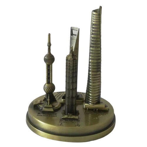 Shanghai Skylines Model Famous Buildings Souvenir Landmarks 4.3inch ...