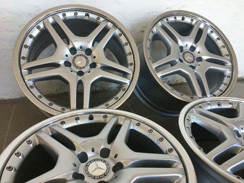 4 Orig. AMG Rims 19 " Mercedes R230 W203 R171 W211 SL65 E63 E55 C55 ...