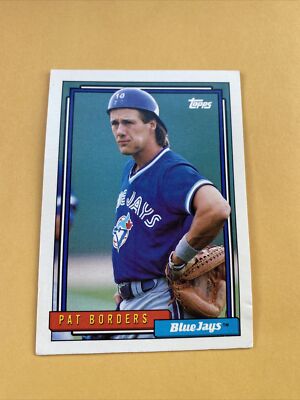 1992 Topps Pat Borders Baseball Card | eBay