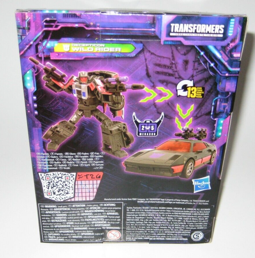 TRANSFORMERS LEGACY WILD RIDER DELUXE CLASS STUNTICONS 2 OF 5 MENASOR ...