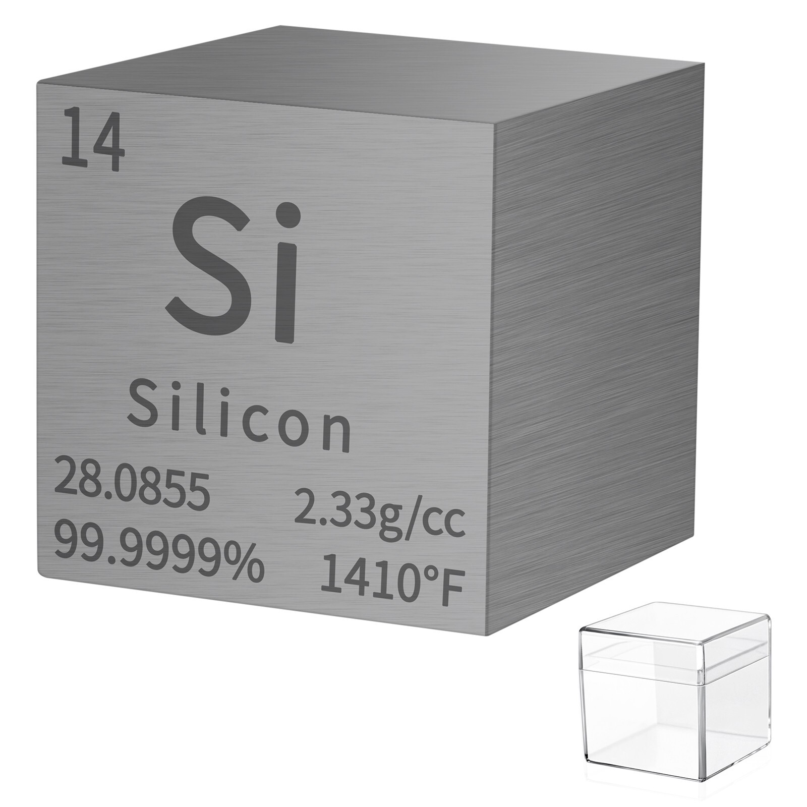Silicon Cube Metal Density Cubes Pure Metal High Density Element Cube 1 Inch | eBay