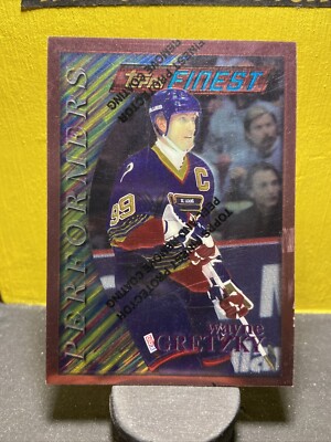 1995 TOPPS FINEST - #5 WAYNE GRETZKY - FINEST PERFORMERS W/ COATING ...