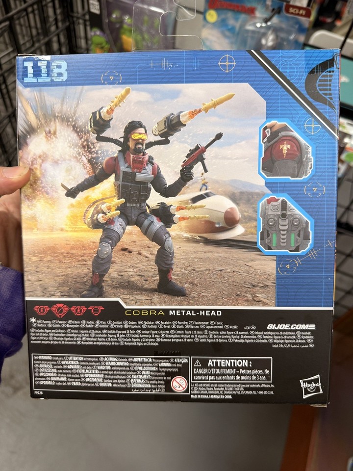 GI joe Classified Series Iron Grenadiers Cobra Metal-Head 6" Figure | eBay