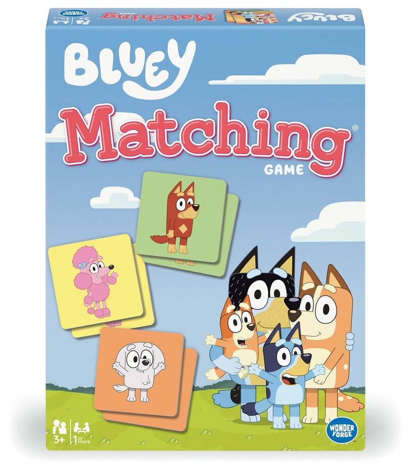 Bluey Matching Game - Family & Toddler Games - Educational Toys ...