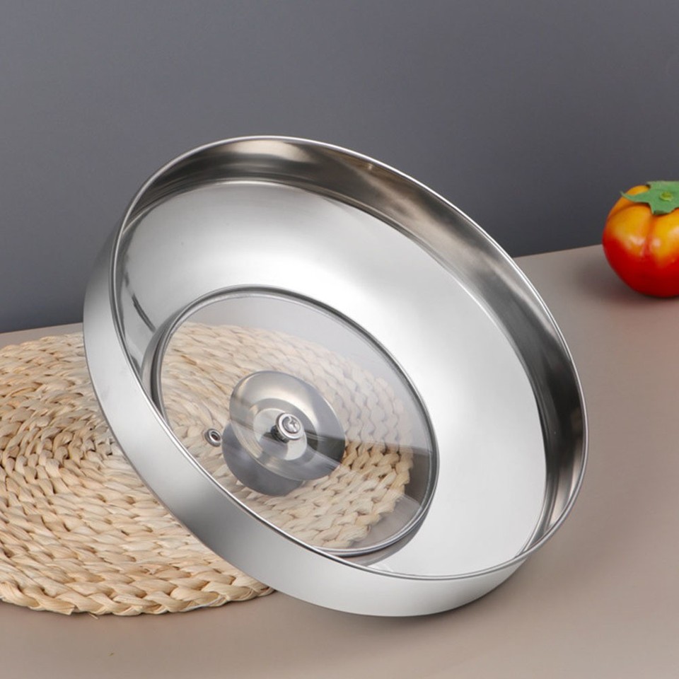 Stainless Steel Pot Cover Multi Pan Lid Universal Skillet Covers | eBay UK