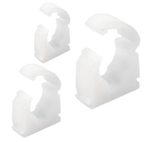 15mm, 22mm, 28mm Hinged Clip Copper Plastic Pipe Clips | eBay