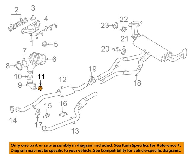BMW 11627509731 Genuine OEM Front Pipe Nut X10 for sale online | eBay