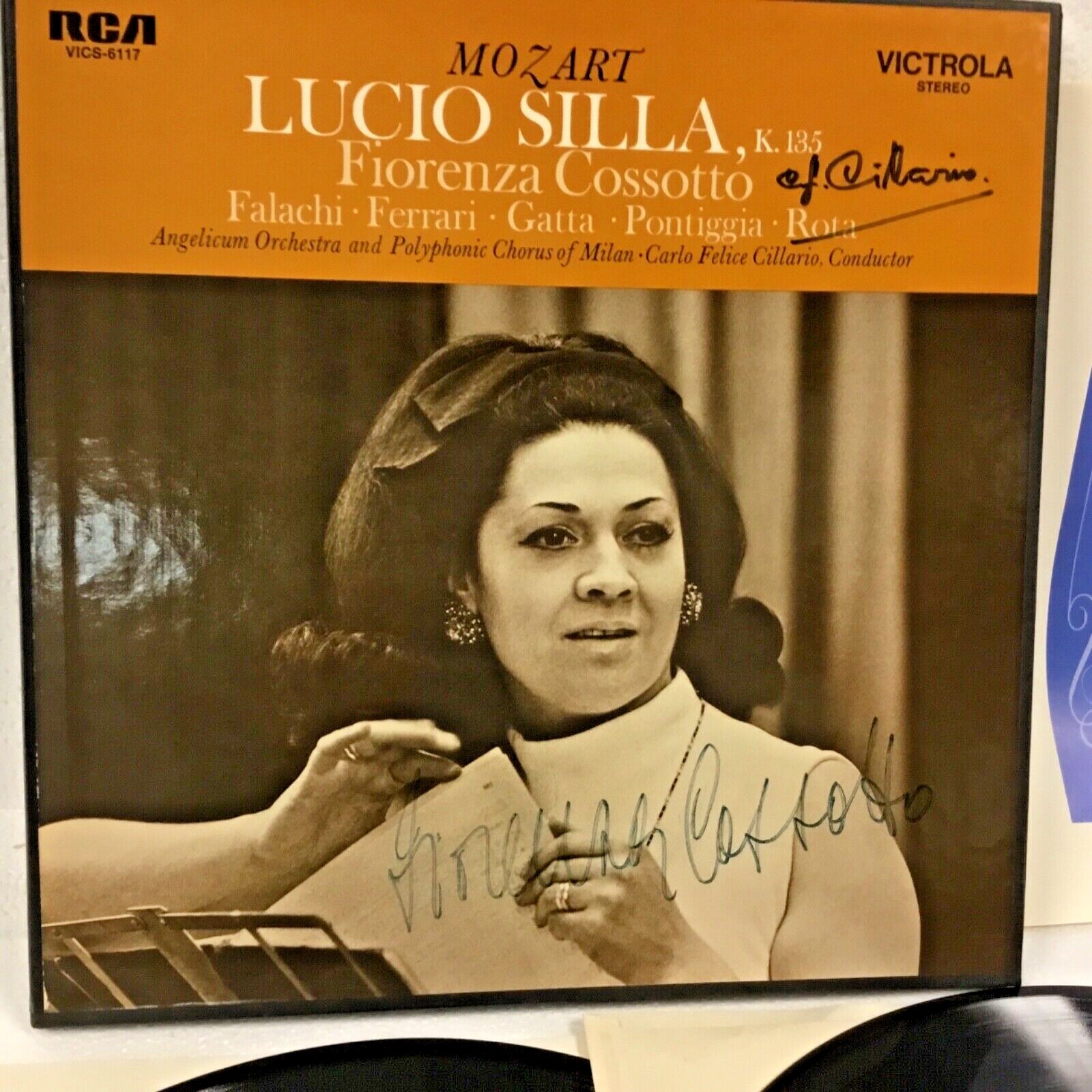 MOZART LUCIO SILLA, K.135 AUTOGRAPHED BY COSSOTTO & CILLARIO ON COVER ...