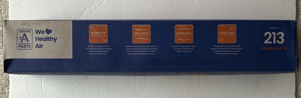 Aprilaire 213 MERV 13 Healthy Home Air Filter 686720002137| eBay