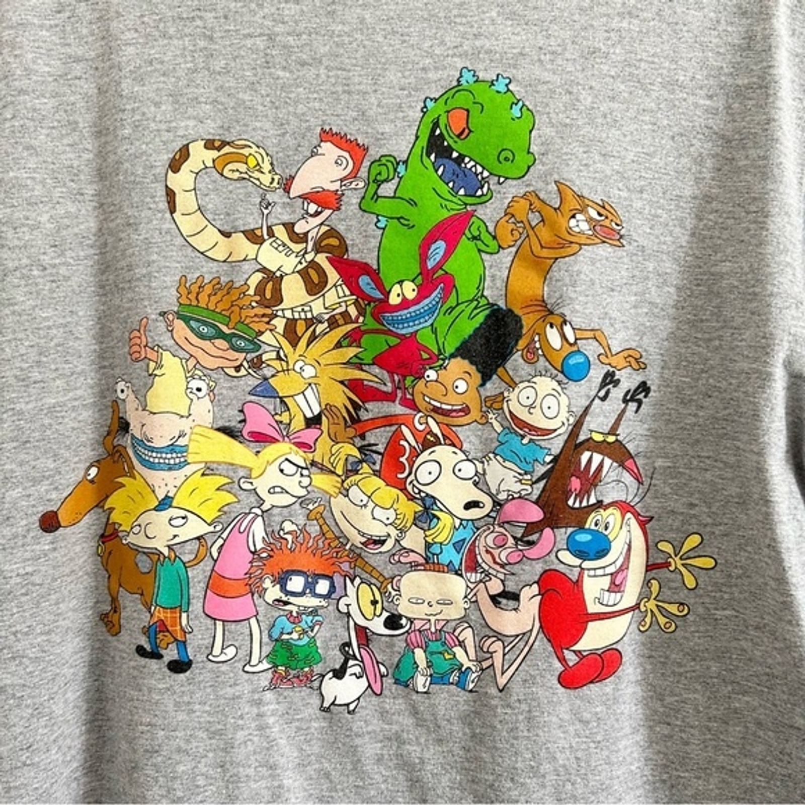 Nickelodeon 90s Cartoons Graphic Short Sleeve T-shirt… - Gem