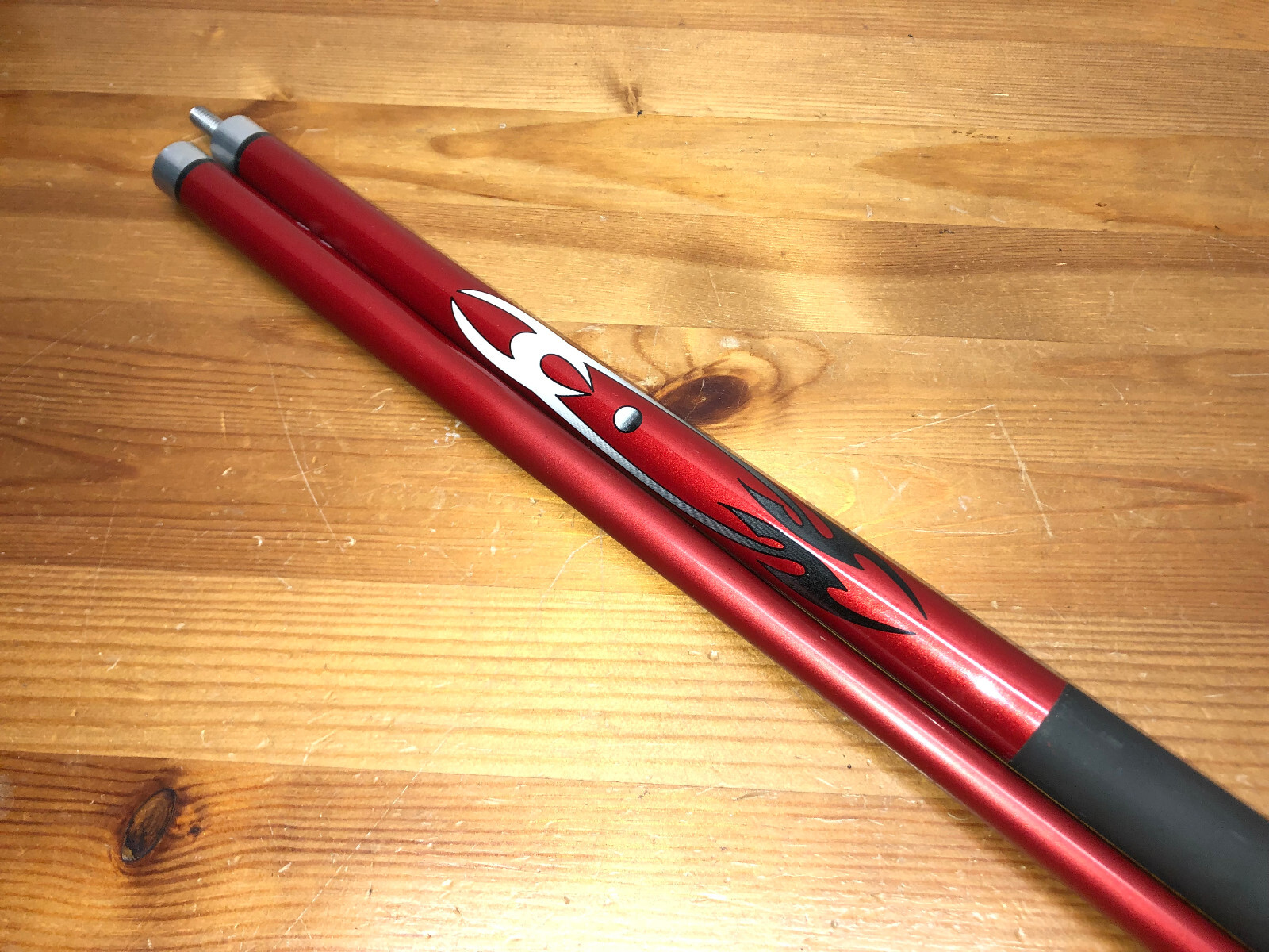 Sportcraft Fiberglass Graphite Pool Cue Two-Piece | eBay