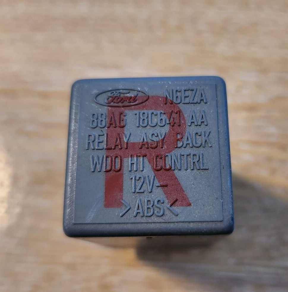 FORD ESCORT COSWORTH HEATED REAR SCREEN RELAY 88AG 18C641 AA FULLY ...