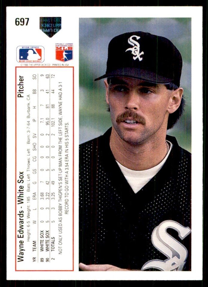 1991 Upper Deck Wayne Edwards Baseball Cards #697 | eBay