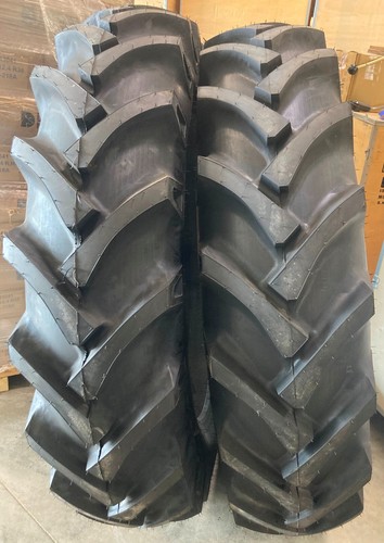 2 12.4x28 BKT Tr135 R-1 R1 8 Ply TT Tractor Rear Farm Tire | 2 ...