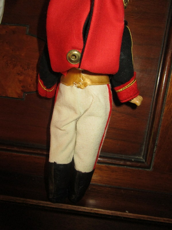 Antique Imperial doll Soldier with bisque head -glass eyes-Germany ...