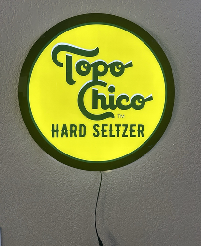 Topo Chico Hard Seltzer LED Sign - 20" diameter | eBay