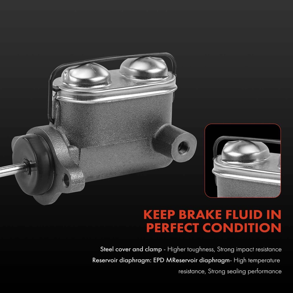 New Brake Master Cylinder w/ Reservoir for Ford F600 F700 F800 80-83 ...