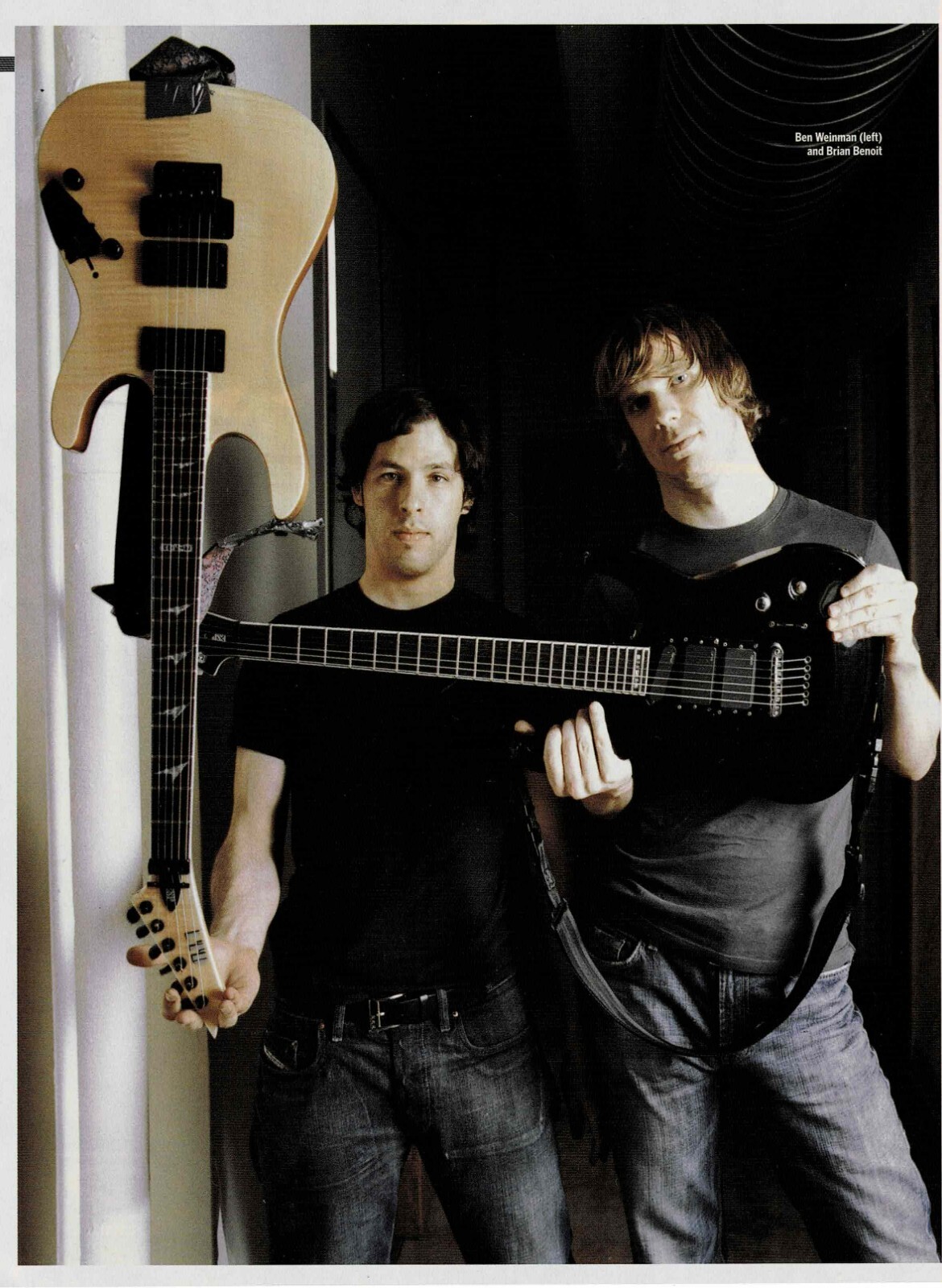 Ben Weinman & Brian Benoit of DILLINGER ESCAPE PLAN - Print Ad Photo ...