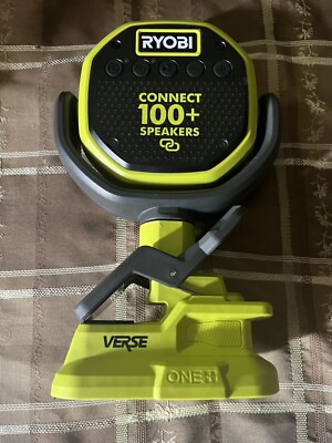 RYOBI PCL615 18V ONE+ VERSE Clamp Speaker (TOOL ONLY) New Without Box ...