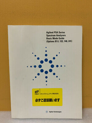 Agilent E4440-90341 PSA Series Spectrum Analyzers Basic Mode Guide | eBay