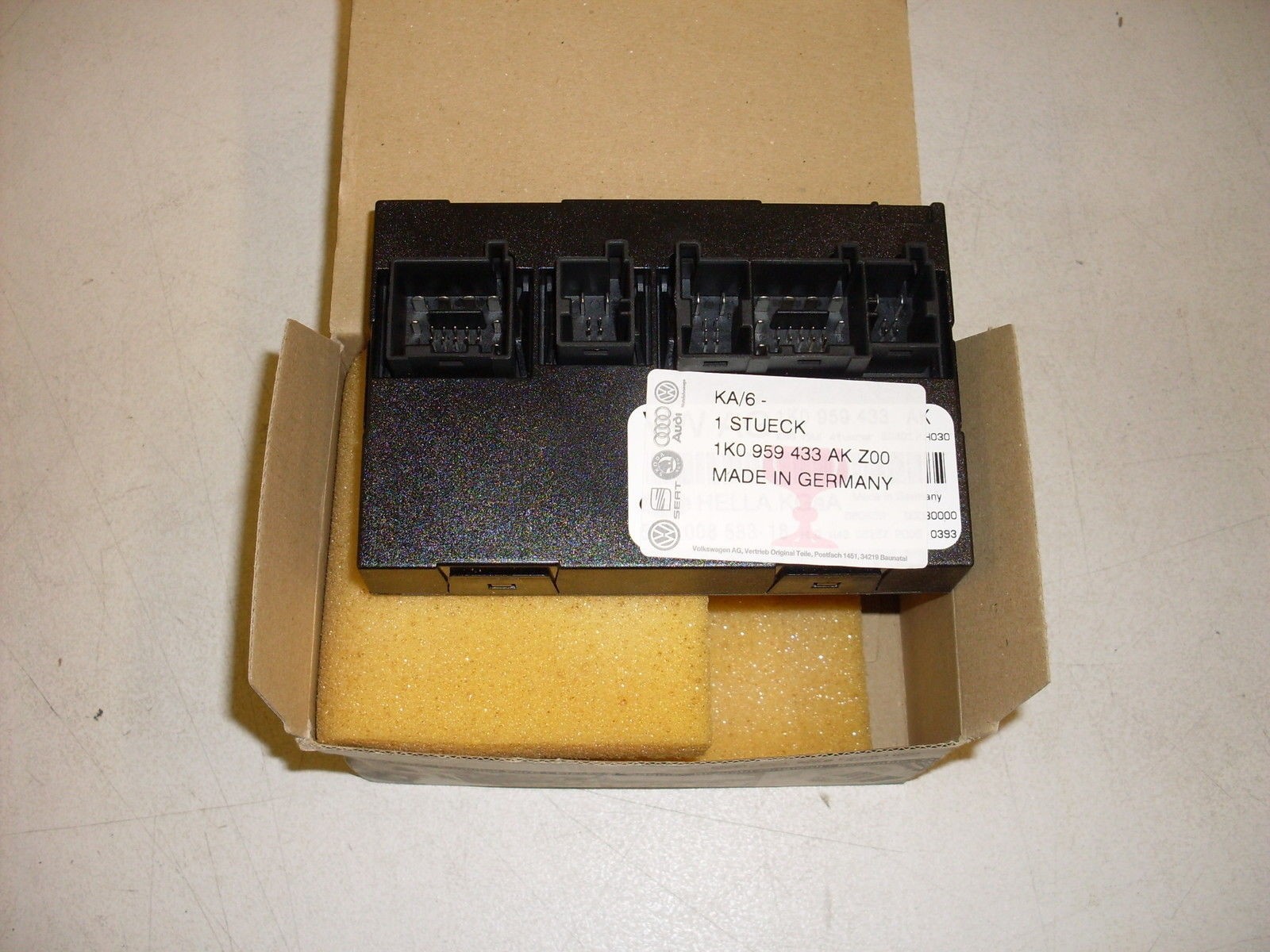 Convenience Control Module Golf MK5 Caddy Jetta Touran 1K0959433AK New ...