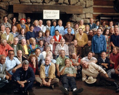 "BONANZA" CAST AND CREW FROM FINAL SEASON IN 1973 - 8X10 PUBLICITY ...
