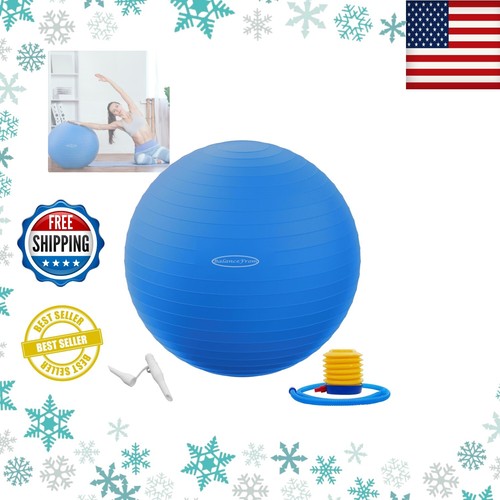 Durable Anti-Burst and Slip Resistant Exercise Ball in Multiple Colors ...