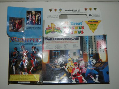 VTG Vintage 1994 MMPR Mighty Morphin Power Rangers Toys R Us Treat Box ...