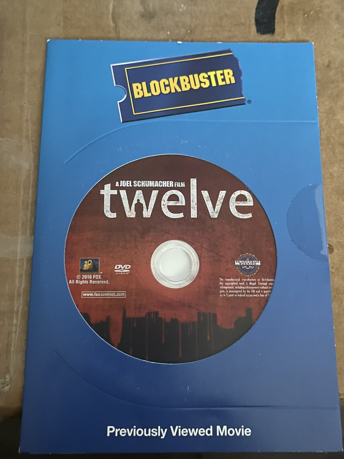 Joel Schumacher's TWELVE [DVD, 2010] - Chace Crawford, Emma Roberts, 50 ...
