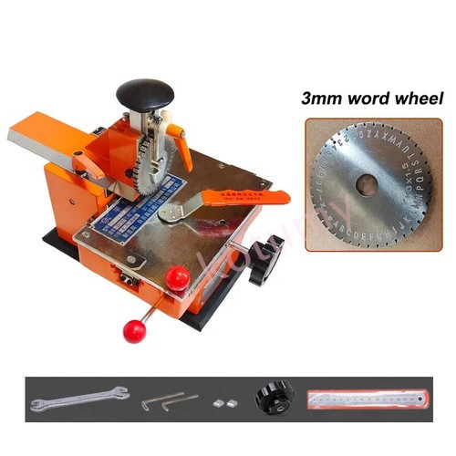 Semi-automatic Steel Embossing Machine Manual Metal Aluminum Alloy ...