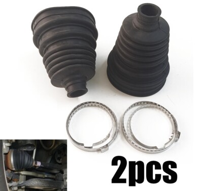 Universal CV Joint Drive Shaft Boot Kit Clamp Steering Machine Dust ...