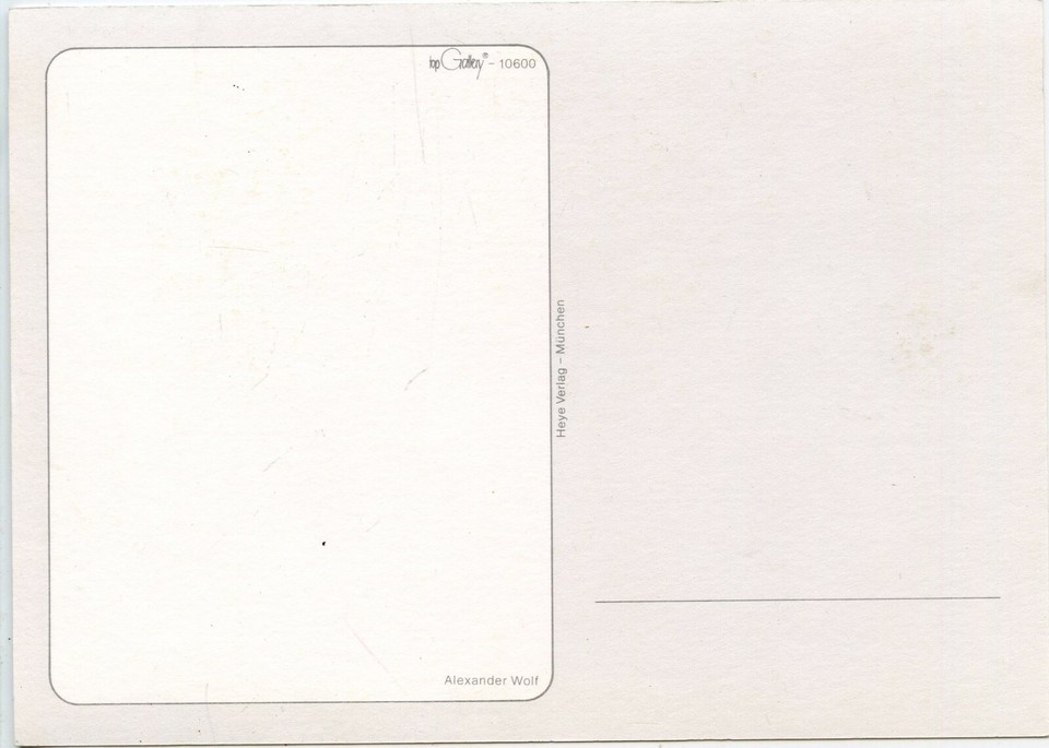 Postcard / Illustrated Postcard by Illustrator Alexander Wolf // Mouse ...