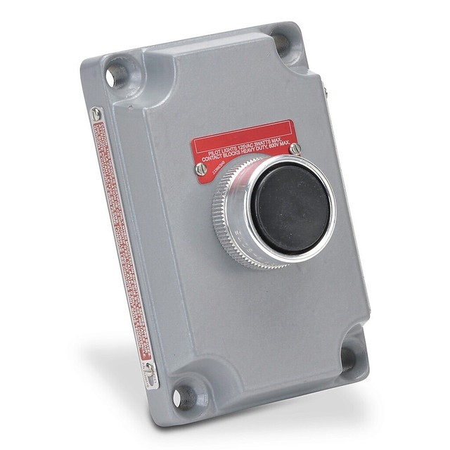 Killark Xcs-0b3 Explosion Proof Single Pushbutton Control Cover for ...