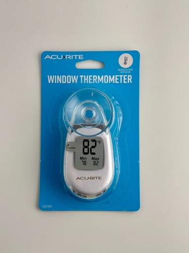 Acu-Rite Indoor/Outdoor Temperature Digital Window Thermometer ...