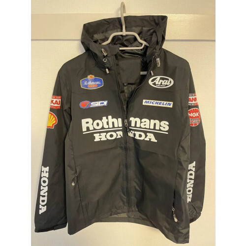 Rothmans x honda HRC MotoGP NSR Jacket SHELL NGK Size L NM limited From ...