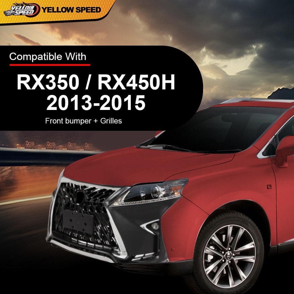 Fit For 2013-2015 Lexus RX350 RX450h Front Bumper & Grille Assembly ...