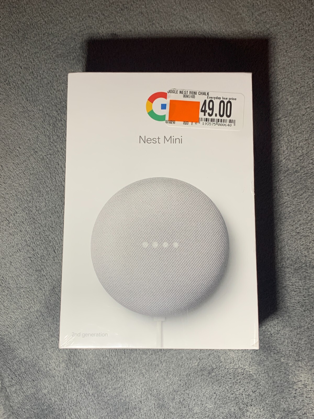 Google Nest Mini (2nd Generation) Smart Speaker - Chalk for sale online ...
