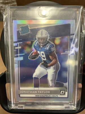 2020 Panini Donruss Optic Jonathan Taylor Silver Holo Prizm Rated ...