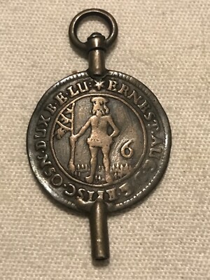 Love token , Watch key made from 1689 wildman 6 Marin grochen | eBay