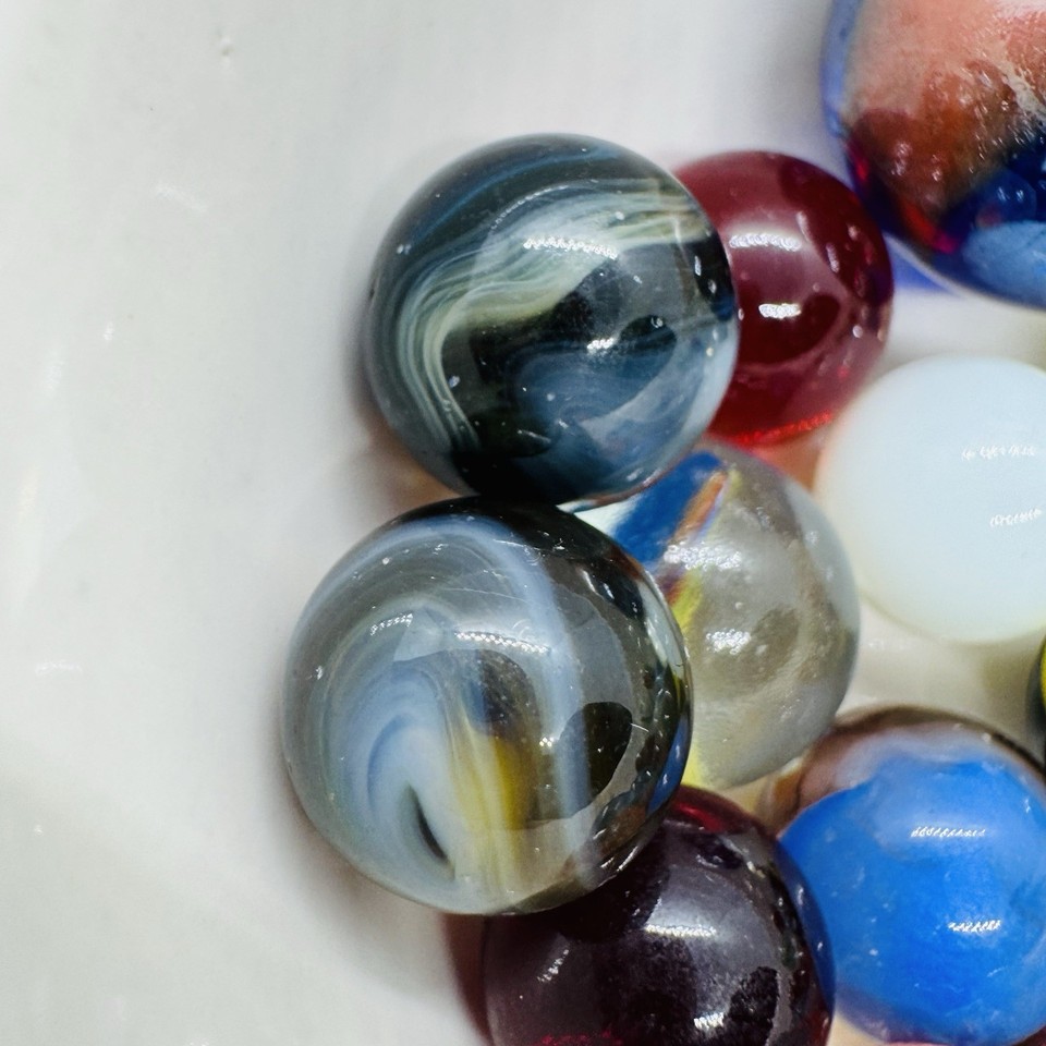 Vintage Marble Lot Of MARBLES UV Reactive Cadmium Uranium Lot #126 | eBay