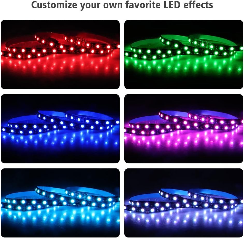 LED RGB PC Light Strip 1PCs 19.7in for 12V GRB 1PCS, Multicolor | eBay