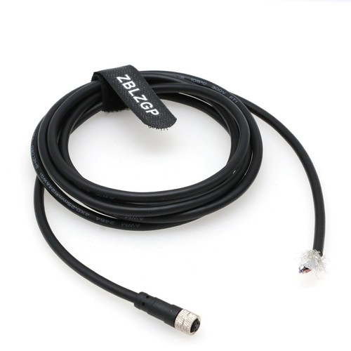 M8 Female 4 Pin Flying Leads Waterproof IP67 A Code Field Assembly ...