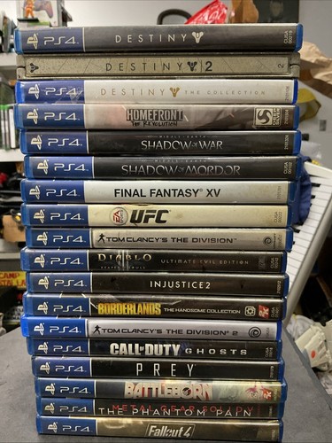 PlayStation 4 Games Lot Of 18 Used PS4 (no Sports) 5 Ps5 Sony Adult ...
