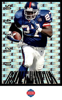 1995 SkyBox Premium #PD12 Rodney Hampton Paydirt Gold Sports Card | eBay