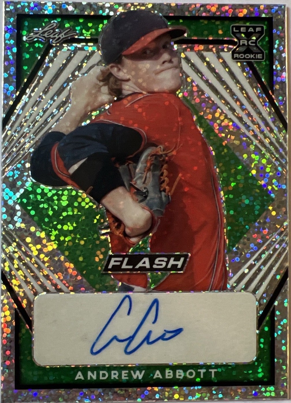 2021 Leaf Flash - Andrew Abbott #BA-AA2 Green /25 (AU, RC) for sale ...