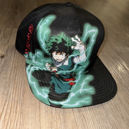 Deku MY HERO ACADEMIA Hat Anime Izuku Midoriya Snapback Cap ADULT Manga ...