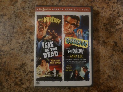 Isle of the Dead & Bedlam DVD Set Val Lewton Double Feature Boris ...