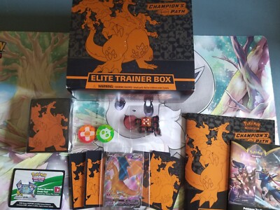 Champions Path Elite Trainer Box & Contents No Energy or packs SEALED ...