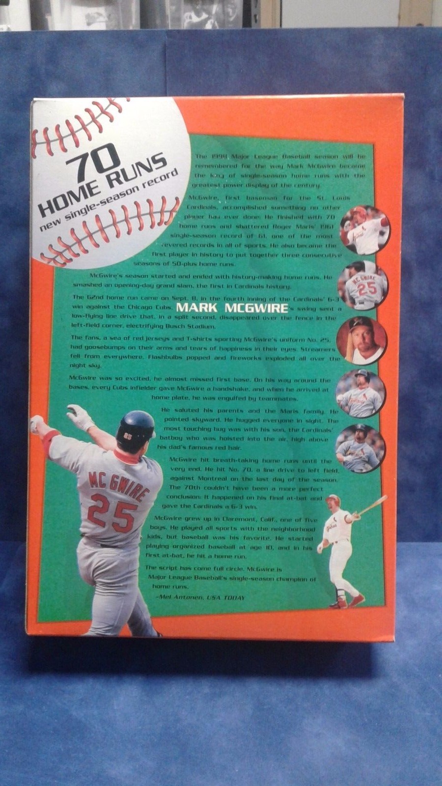 Wheaties Cereal Mark McGwire Box 70 Homer unsure 1998 | eBay