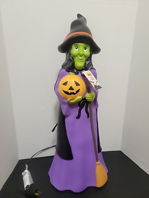 NIB Halloween WITCH Blow Mold Cracker Barrel Exclusive Blow Mold ...